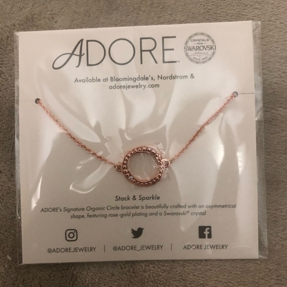 Adore | Jewelry | Rose Gold Pendant Necklace | Poshmark